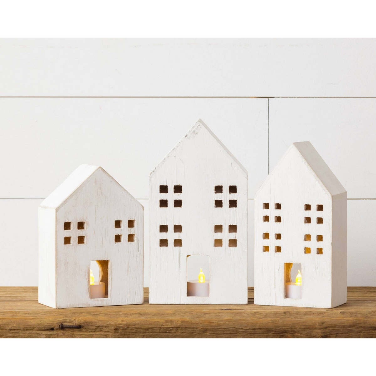 Whitewashed Wooden Houses – Nestings Home Decor & Gifts Co.
